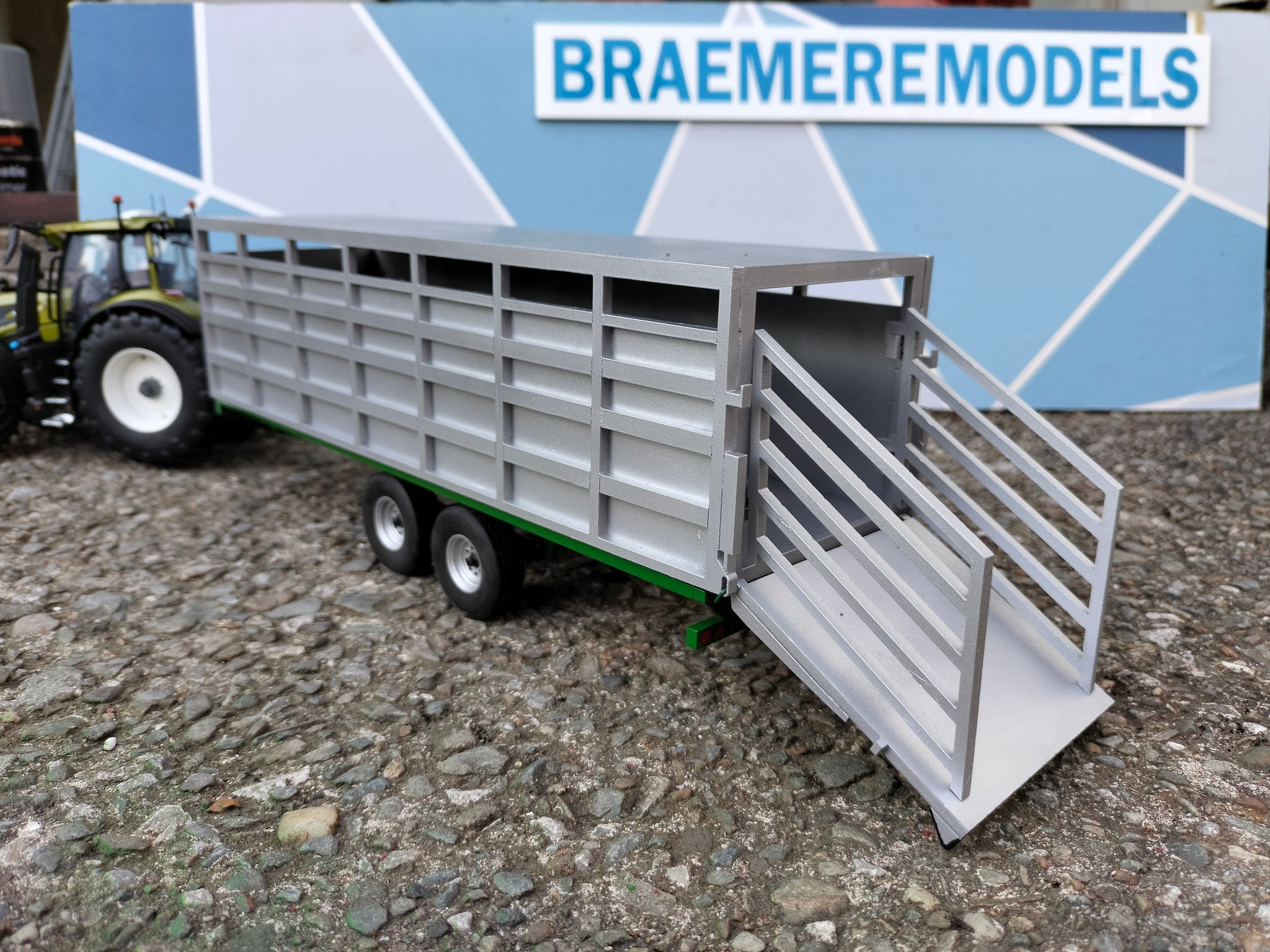 1:32 Livestock Container/ Cattle Float Model Kit - To Fit Bailey Bale ...